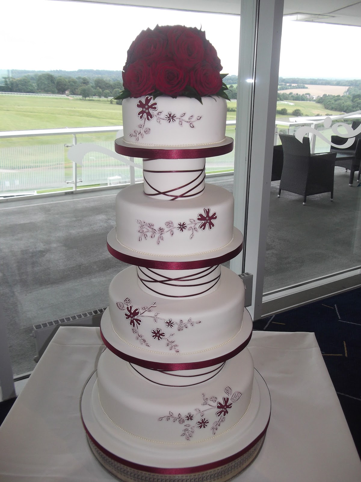 Cakes By Karen: 4 Tier Wedding Cake