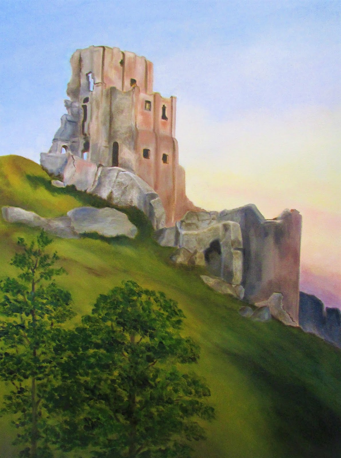 Isle of Wight Art Classes: Painting Castles and Forts Art Course ...