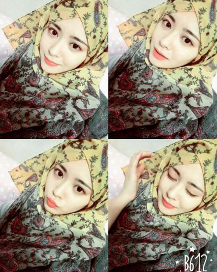 6 Gambar Gadis Korea Berhijab Ini Baru Saja Memeluk Islam Dan