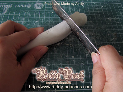 RuddyPeach Porcelain Ball Jointed Dolls: How to make the knee's double ...