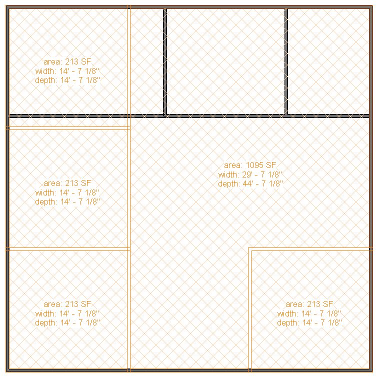 Revit Templateer: space planning tool