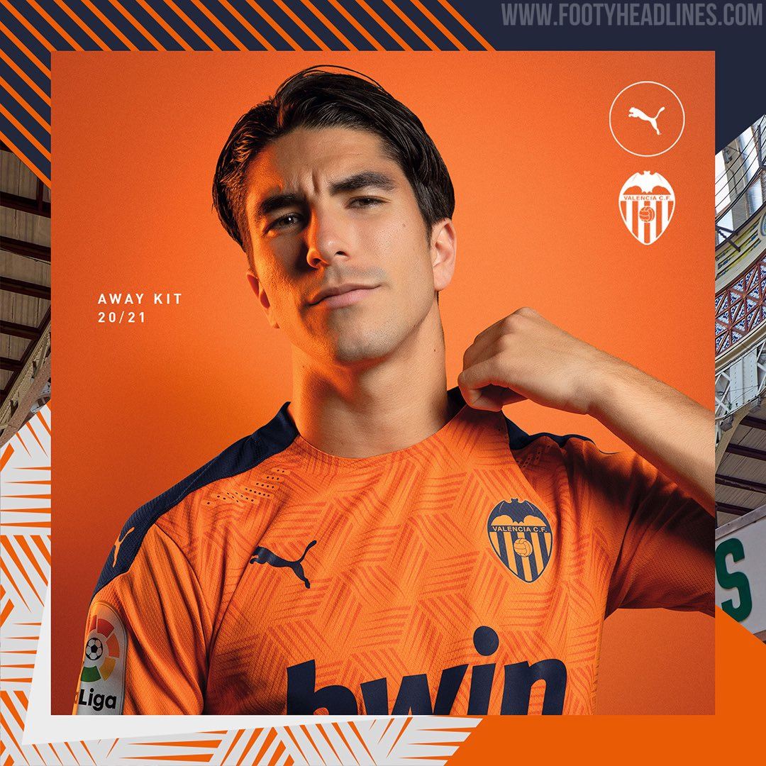 Valencia 20-21 Home, Away & Third Kits Released - Footy Headlines