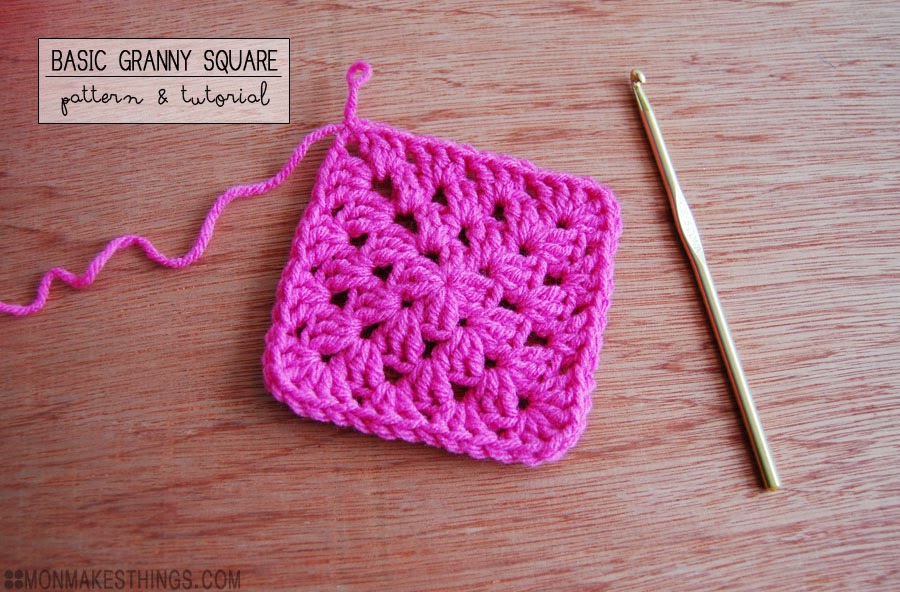 mon makes things: Basic Granny Square Tutorial