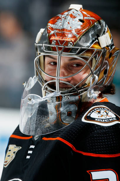 I Love Goalies!: John Gibson 2018-19 Mask