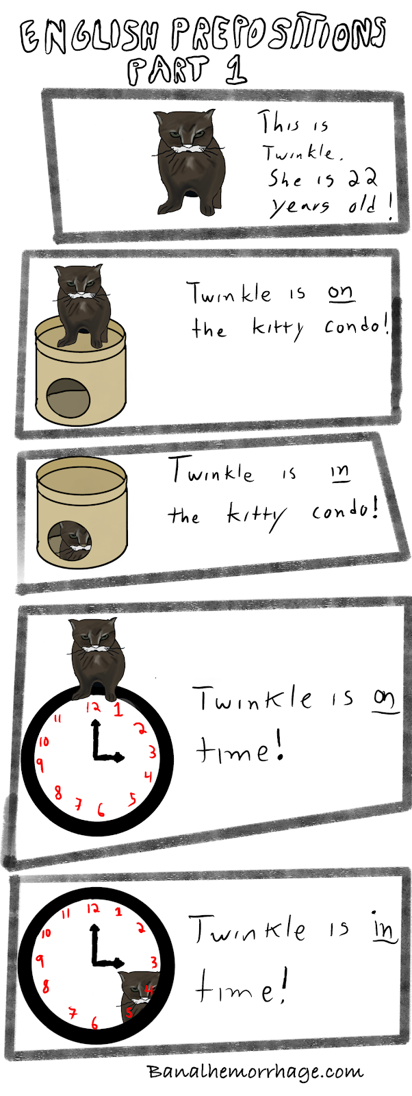 46. Prepositions Part 1: A Twinkle in Time