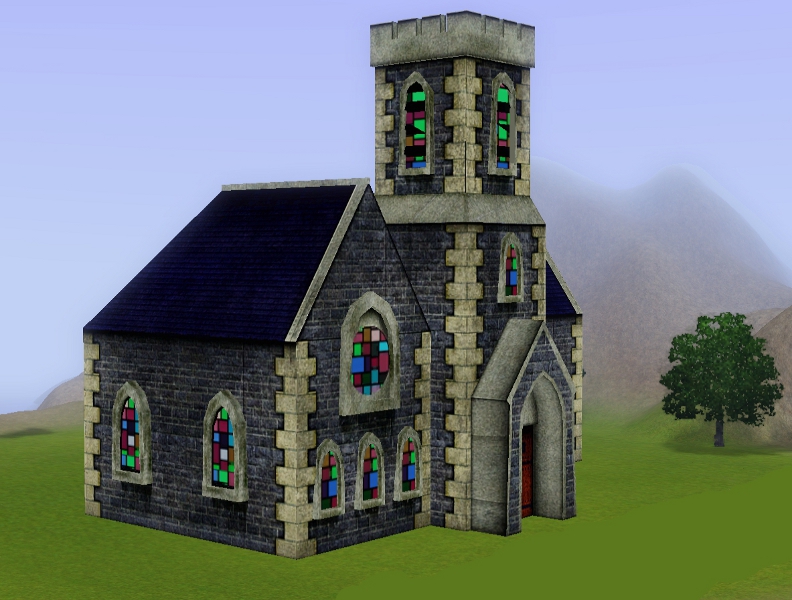 My Sims 3 Blog: Medieval City Hall Rabbit Hole by The Ninth Wave