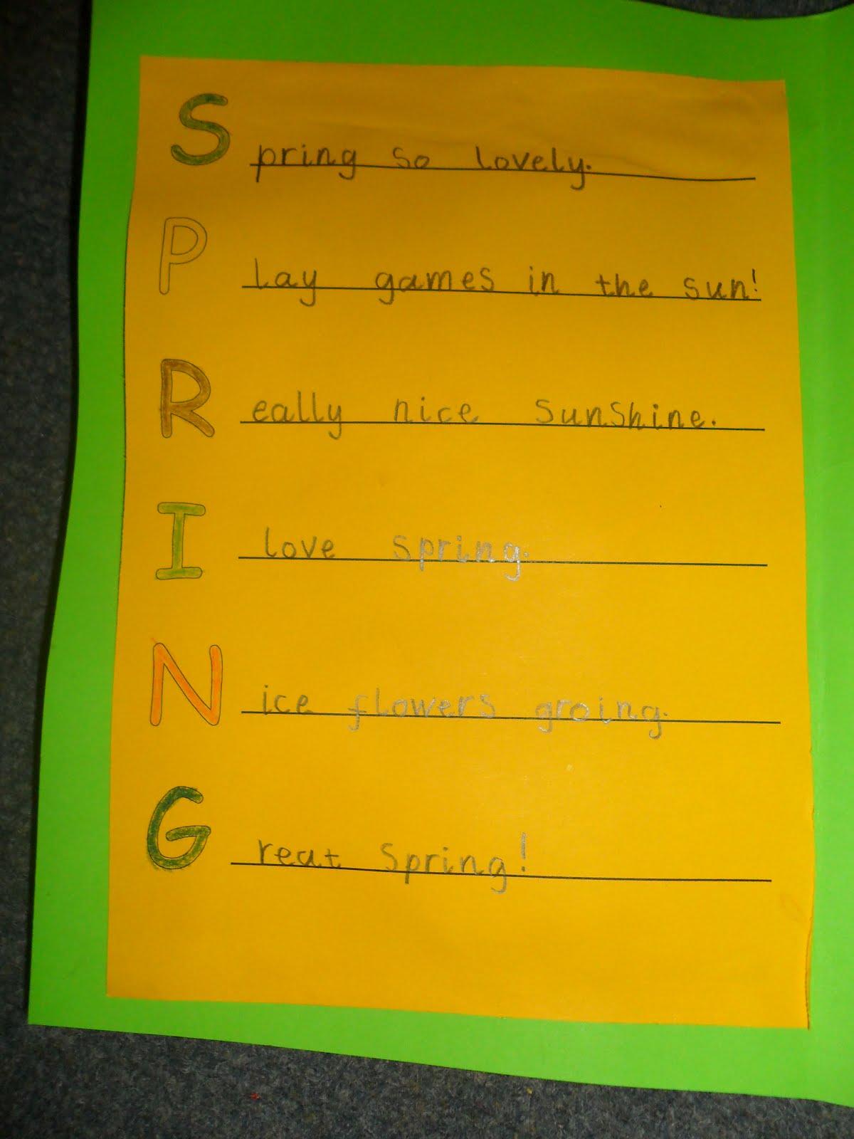 Begbrook Primary School Year 1: Spring Day