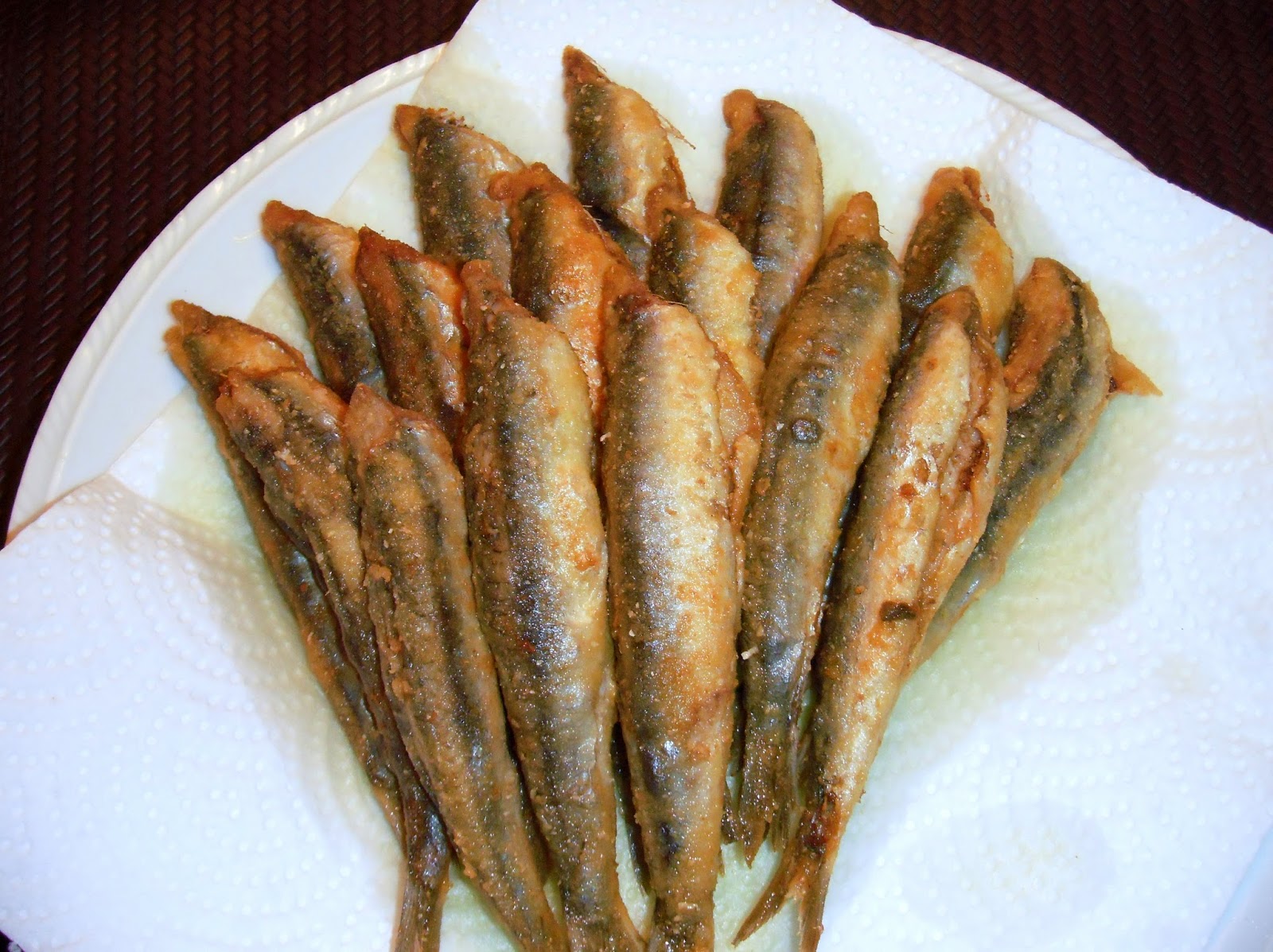 La familia en la cocina: Boquerones a la Andaluza