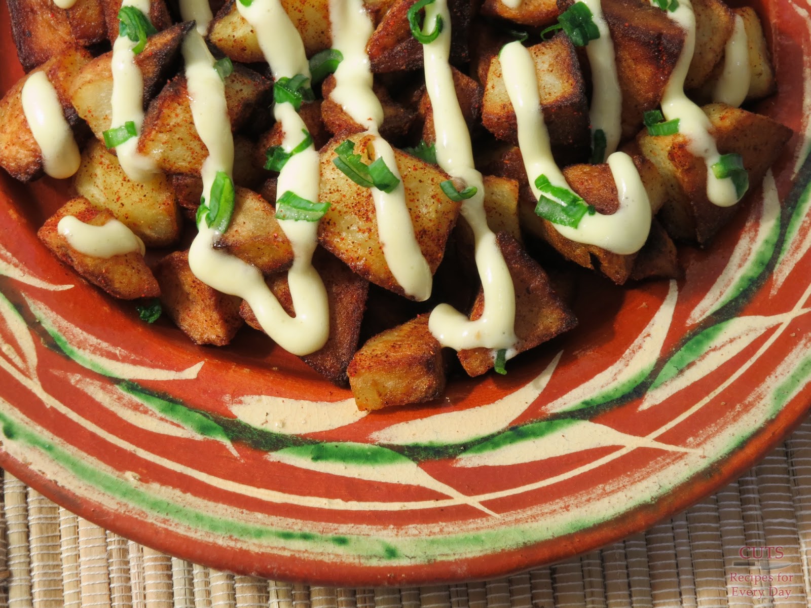 3 Tapas Recipes: Potatoes Bravas, Chorizo & Shrimp, Garlic Chicken ...