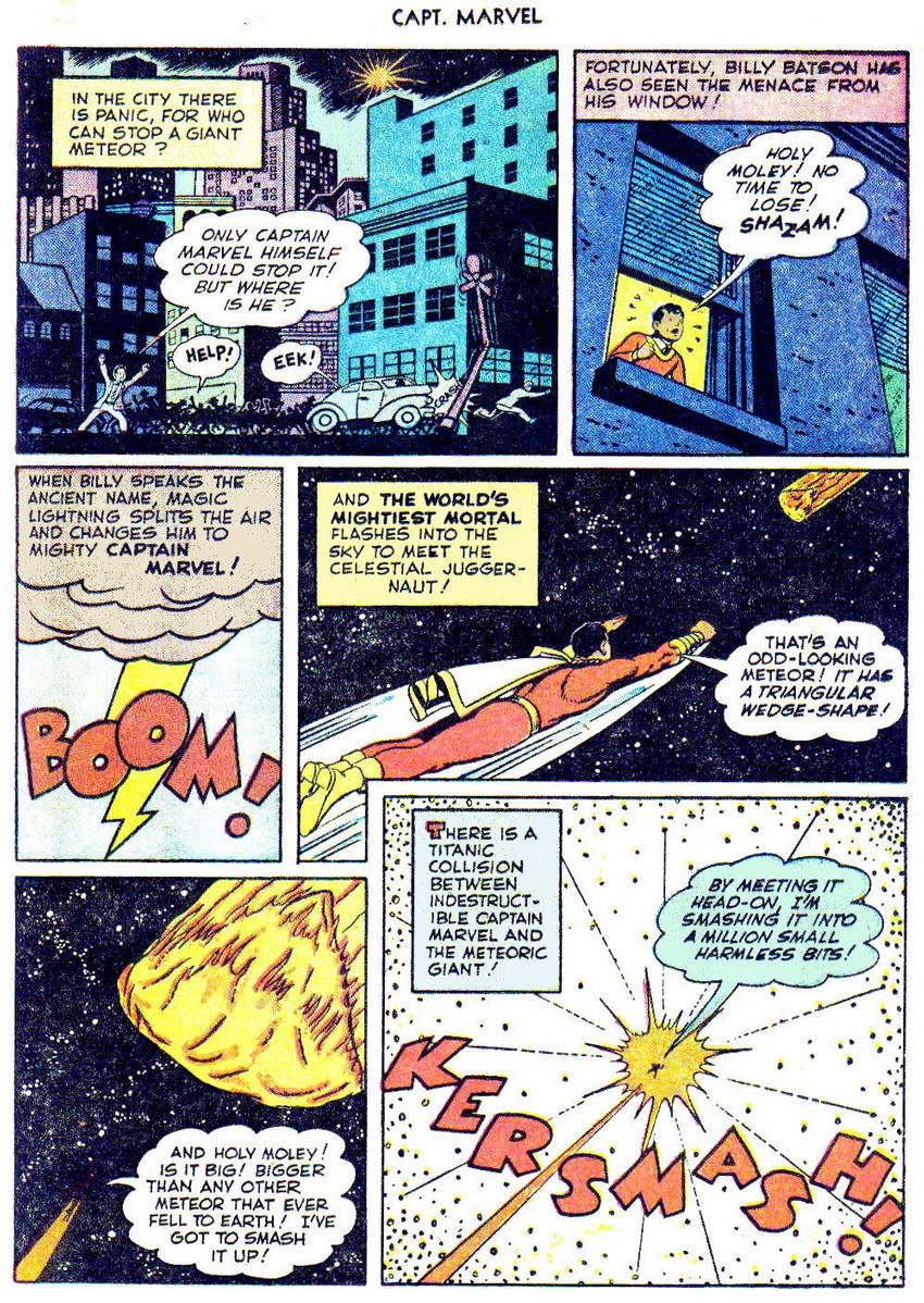 Pappy's Golden Age Comics Blogzine: Number 1419: Captain Marvel “moons ...