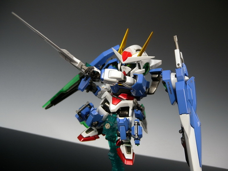 SD GN-0000/7S 00 Gundam Seven Sword Custom Build