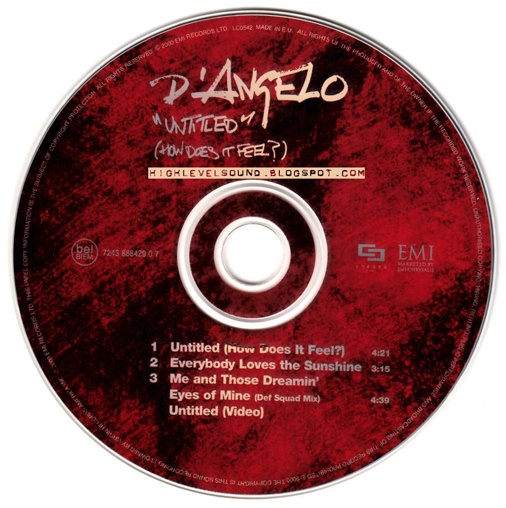 highest level of music: D'Angelo - Untitled (How Does It Feel)-(UK_CDM ...