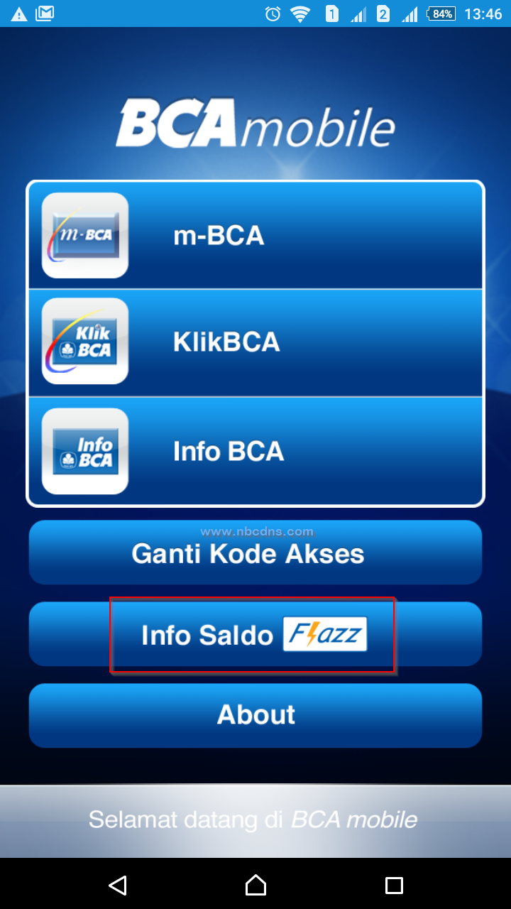 Cara Cek Sisa Saldo Flazz BCA Di Hp Android - NEWBIE CODE NEWS ...