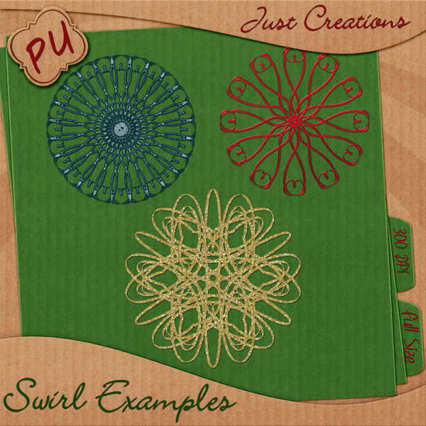 Just Creations Tutorials: How to Make Swirl Designs (and Freebie ...