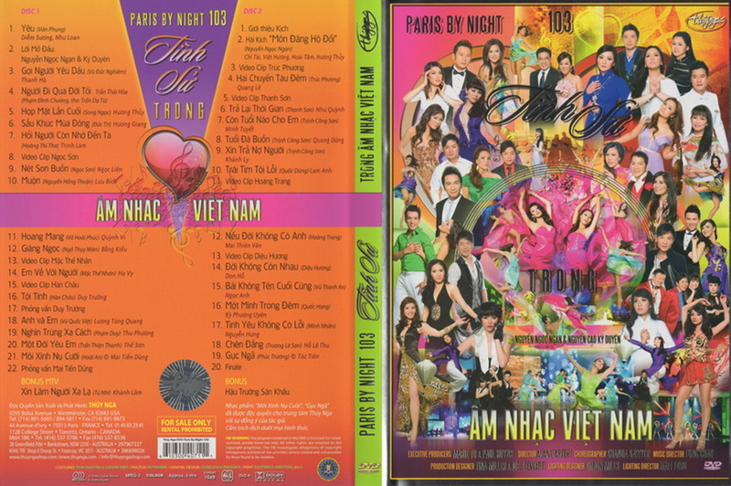 [Fshare] Thúy Nga Paris By Night 99 - 102 - 103 -104 - Divas DVD 9 ...