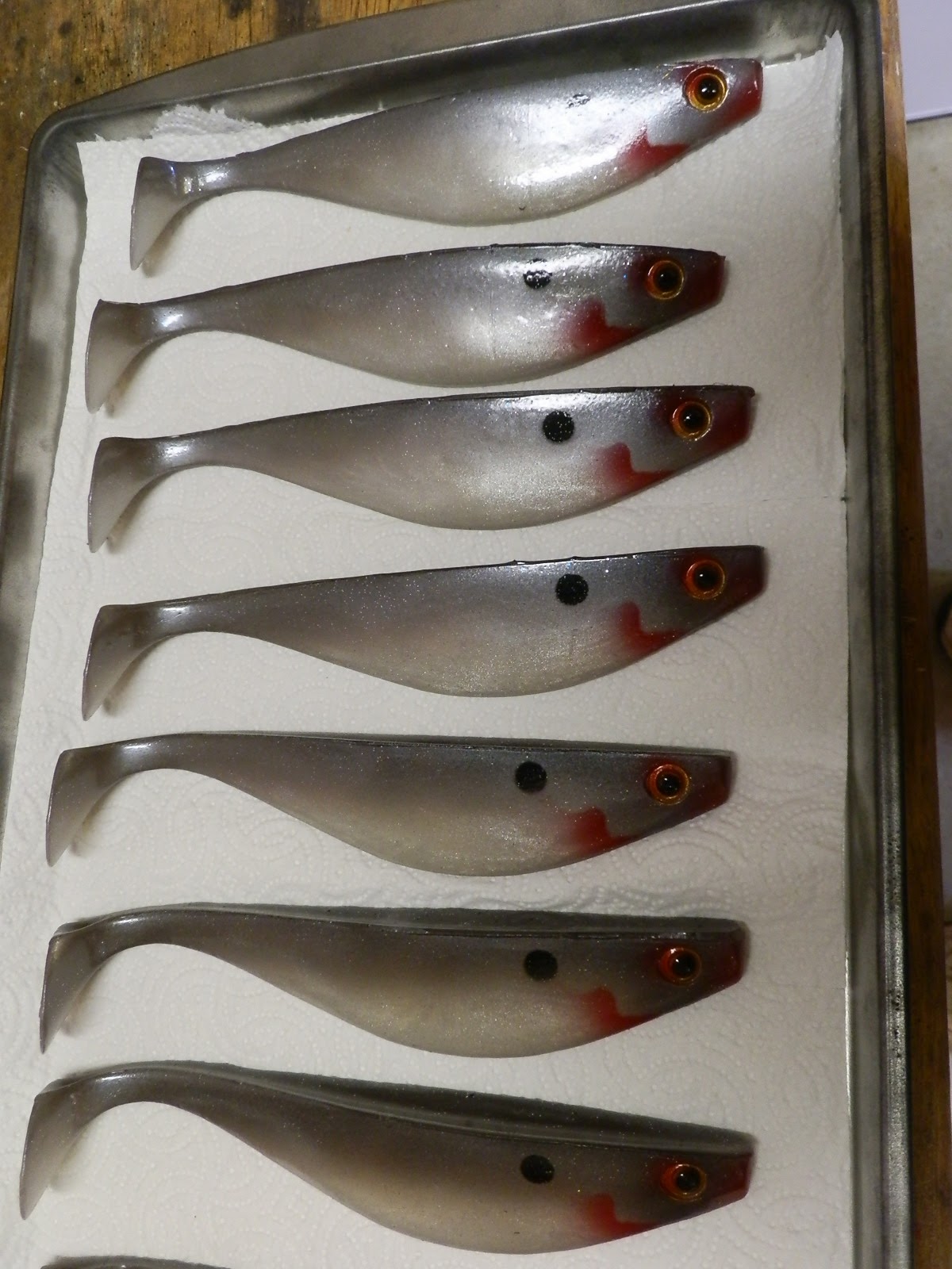 Boggs Custom Lures: Even More 9" Shad Colors