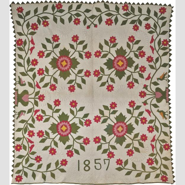 Piecing the Past Quilts: Saturday at the Quilt Museum - Whig Rose