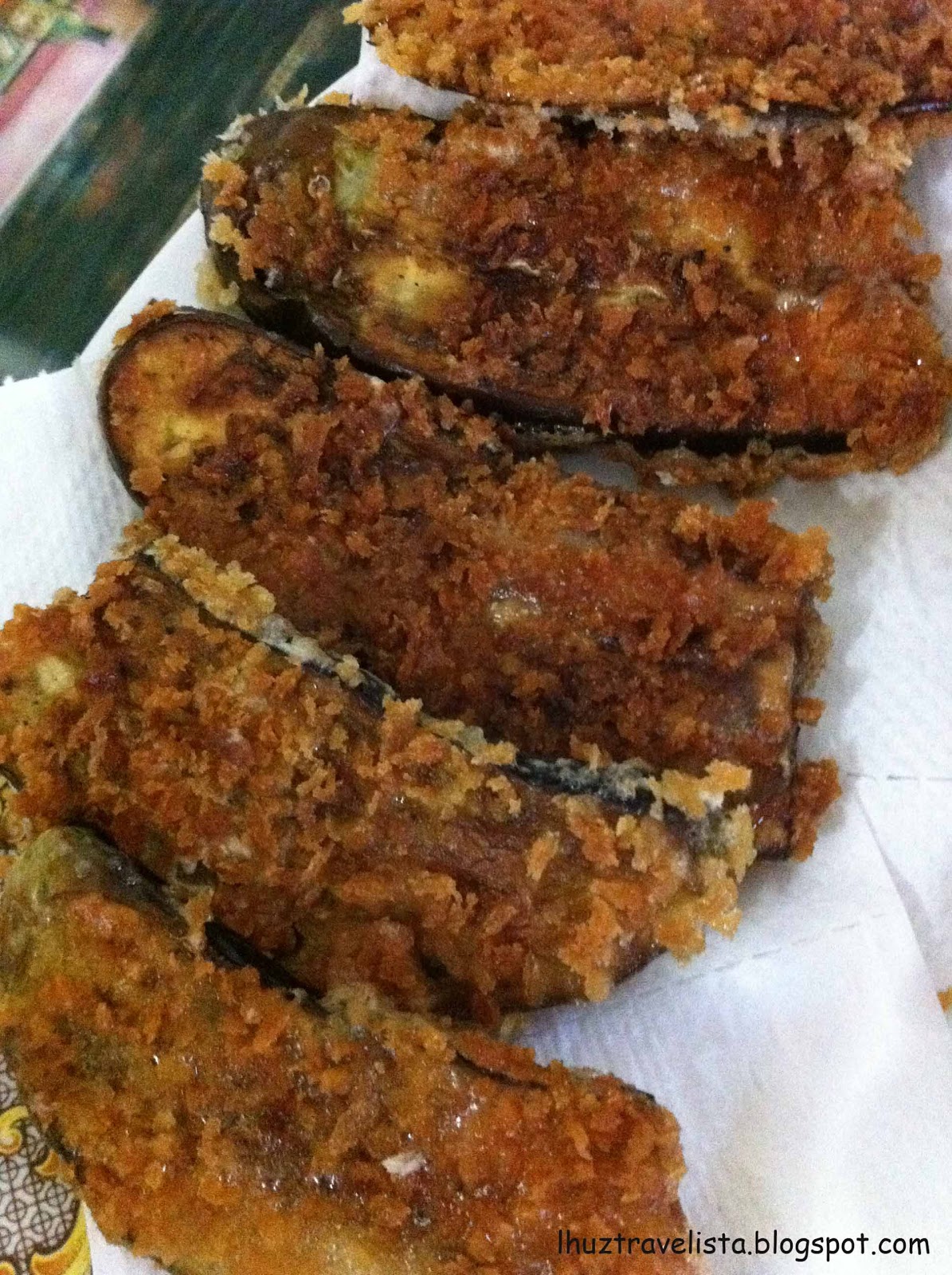 I travel...I explore...I indulge...: Crispy Fried Talong