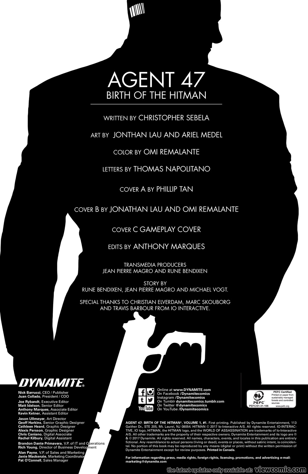Agent 47 Birth Of The Hitman 001 2017 | Read Agent 47 Birth Of The ...