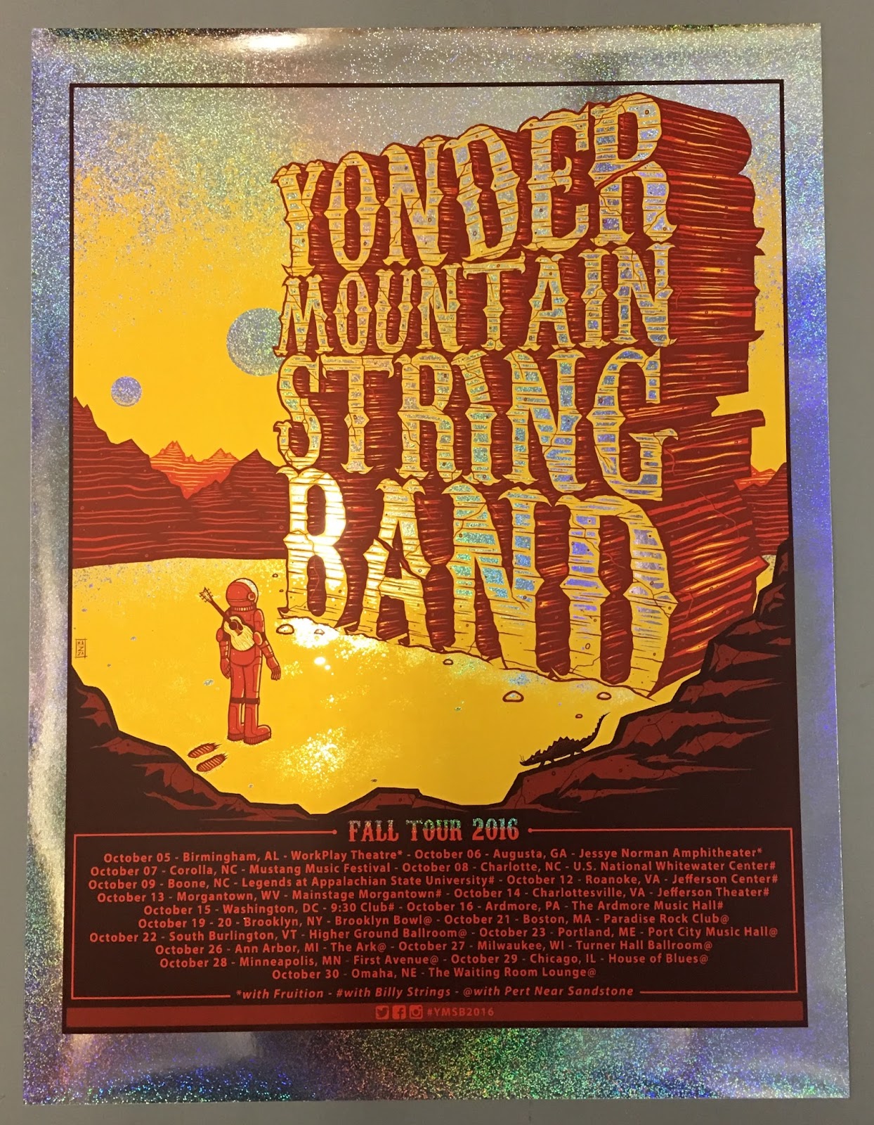 INSIDE THE ROCK POSTER FRAME BLOG: Jim Mazza Yonder Mountain String ...