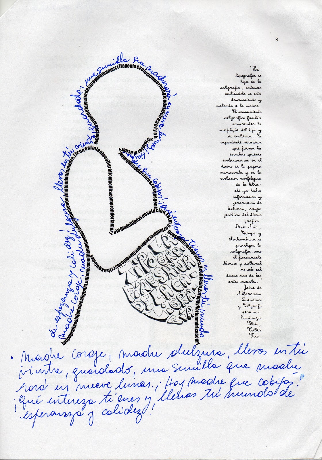 Delfines del Atardecer...: LOS CALIGRAMAS DE 2º 3ª B: