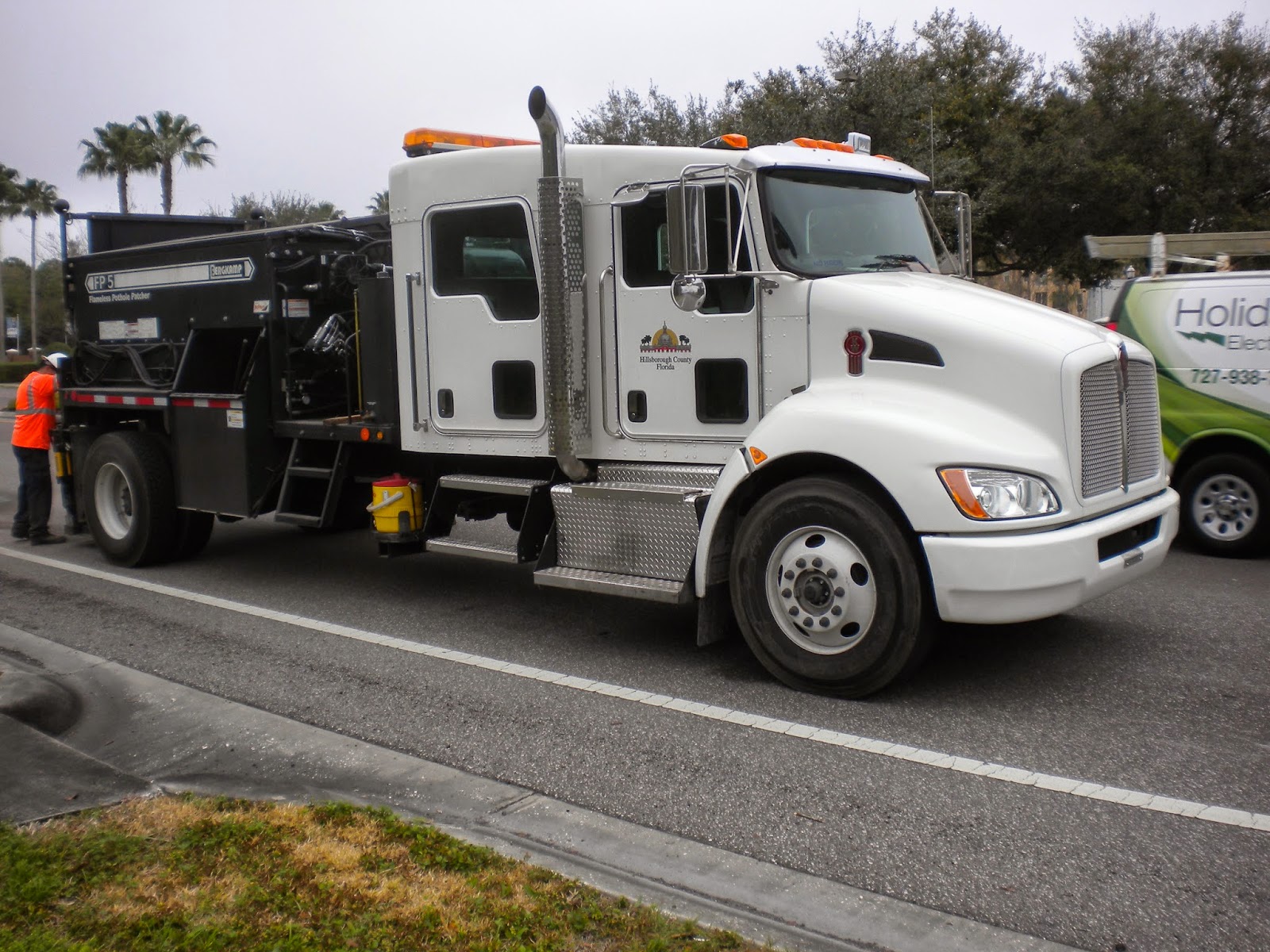 Work Truck Blogger: Pothole Patcher - How it Works!