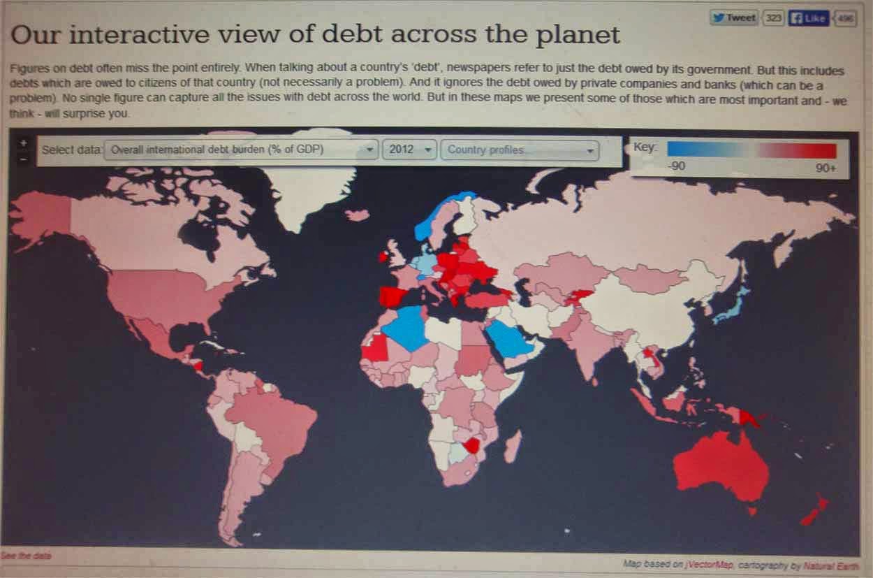 xatoo: Mapa da Dívida Global