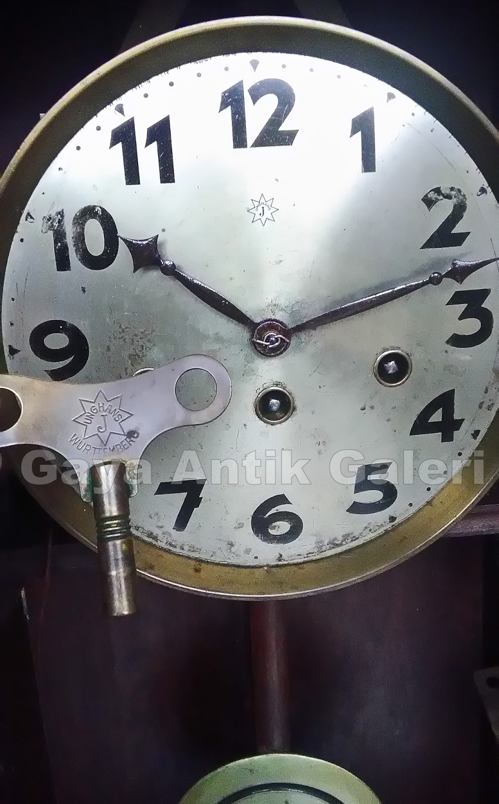 Gaya Antik Galeri : Jam Bandul Kuno Junghans Lubang 3 Dawai 5(TERJUAL ...