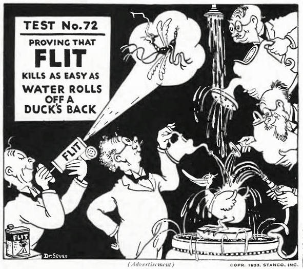 Insomnia Notebook: Dr Seuss and Depression-era Flit