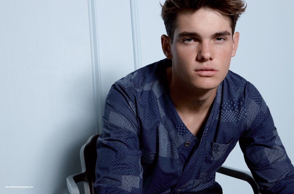 Andrew Rohrbach by Milan Vukmirovic | Blue Mood | Homotography