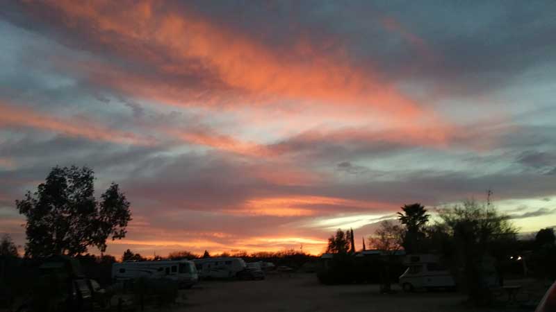 More Golden Years: Arizona sunsets.
