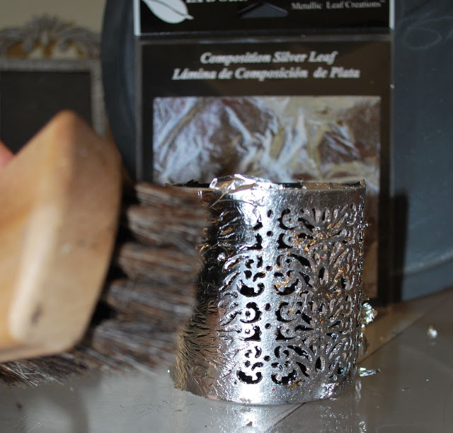 Simply Fresh Arts: REPURPOSED with SILVER LEAFING TUTORIAL