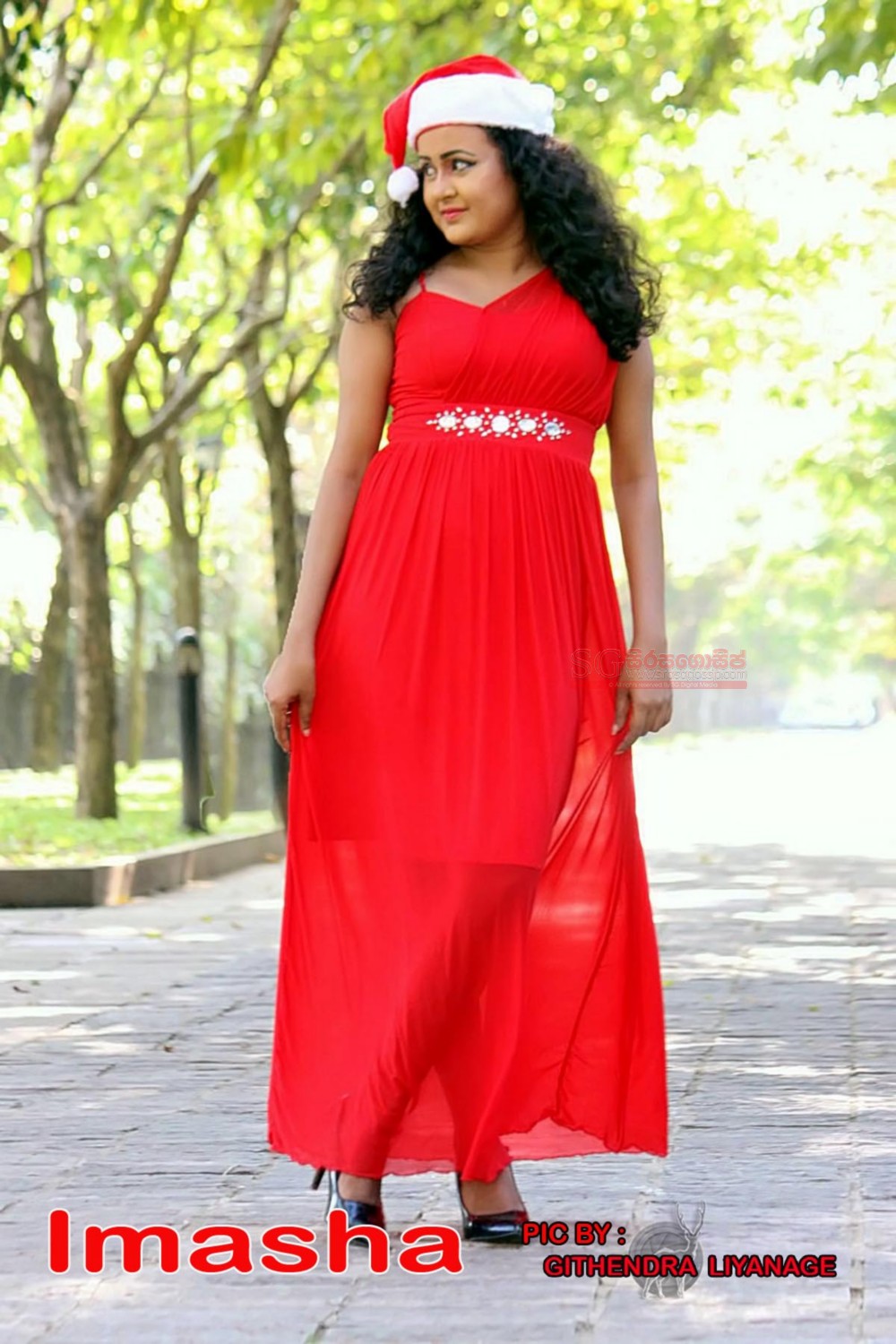 Imasha's Christmas Photoshoot