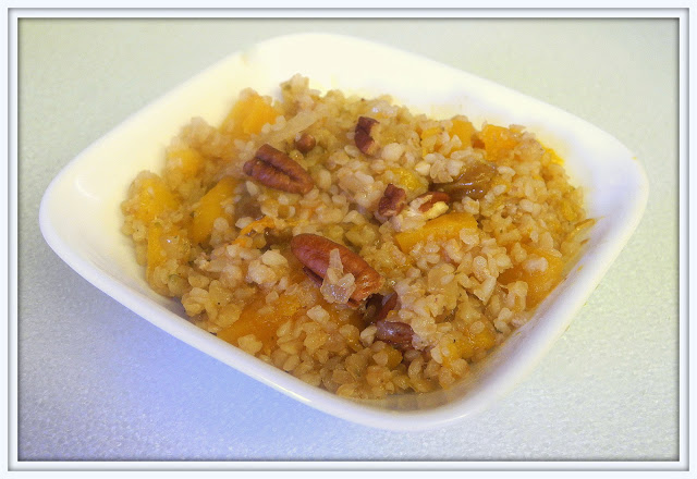 Kasha with Butternut Squash & Mango