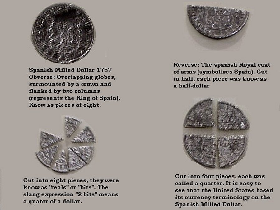 Barras de Oro: El Real de a Ocho de plata fue la primera moneda de ...