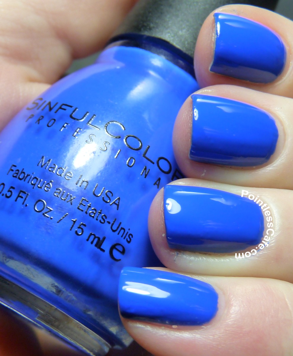 Thrifty Thursday! with Sinful Colors Endless Blue and an Electric Blue ...