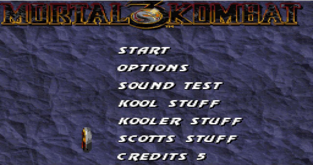 Snes Eternament: Menus Secretos Mortal Kombat 3