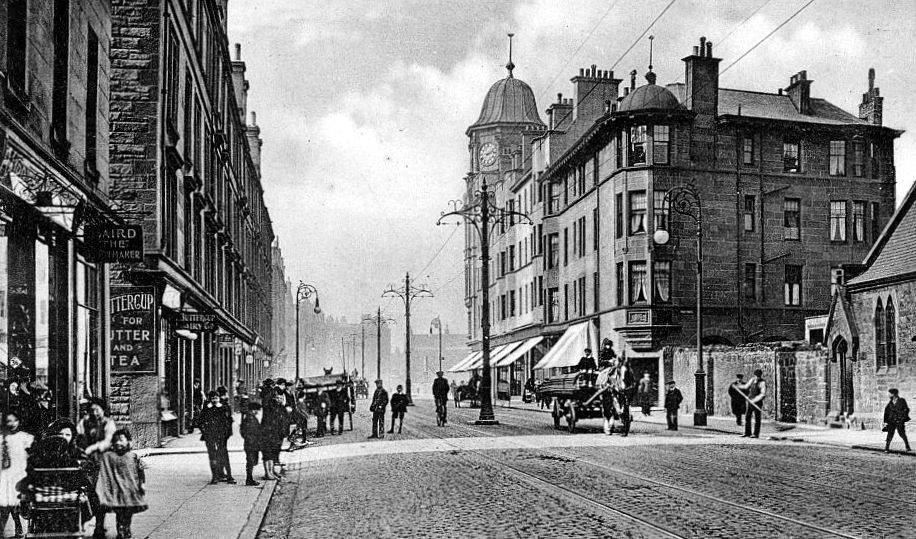 Tour Scotland: Old Photograph Junction Street Leith Scotland