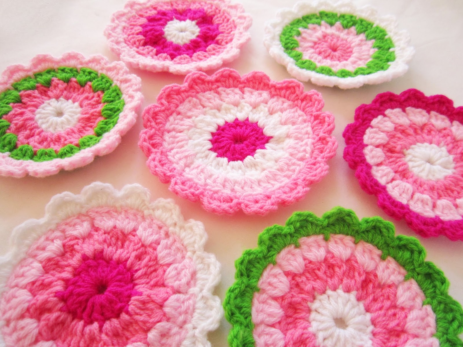 Crochet coasters - A little love everyday!