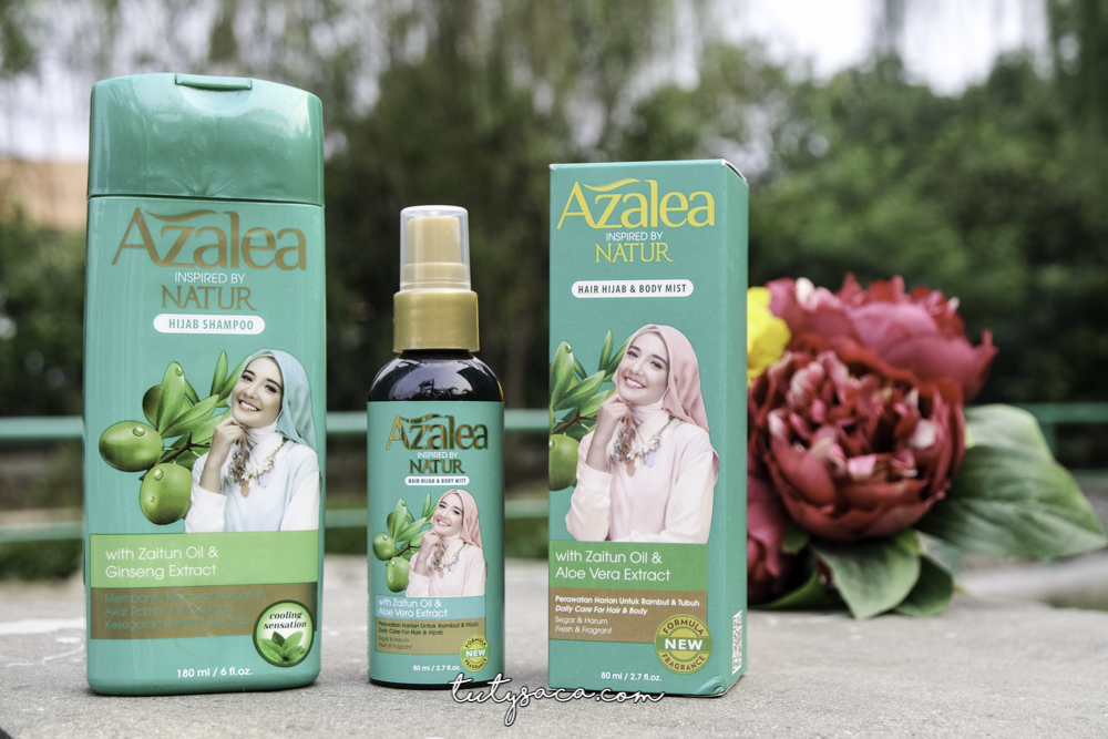 Tuty Saca: Review Azalea Hijab Shampoo and Hair Mist