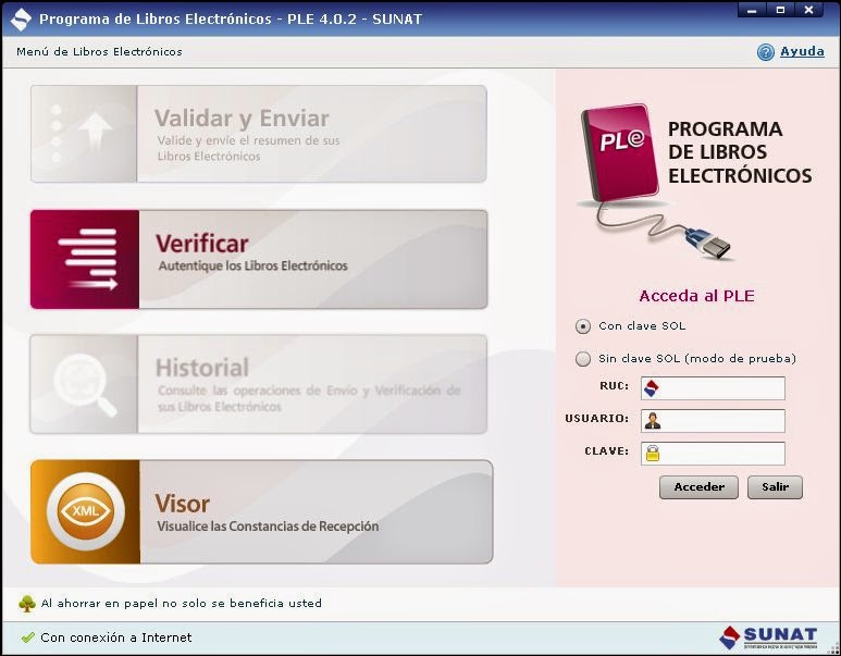 Descarga la Nueva Versión 4.0.2 | Libros Electrónicos SUNAT