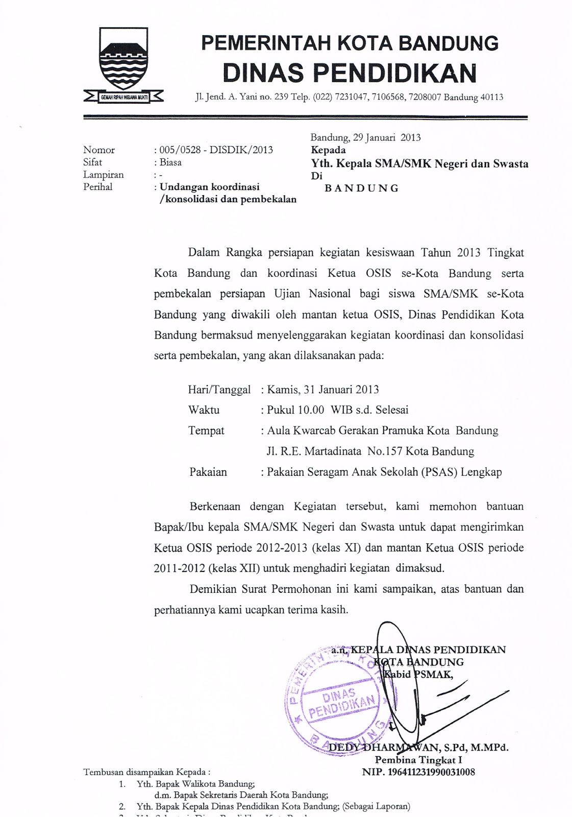 Contoh Surat Undangan Rapat Muhammadiyah - Delinewstv
