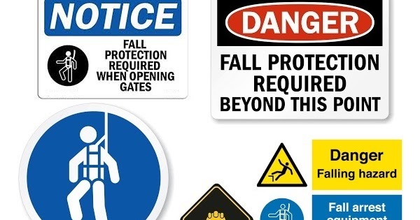Fall Protection Signs - SafetySignsPH.com Philippines