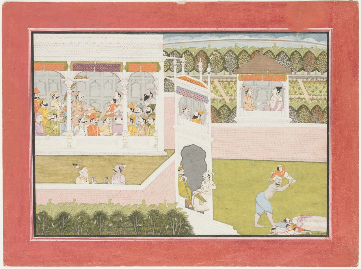 Atelier of india: Fattu and His large Guler Basohli Bhagavata purana