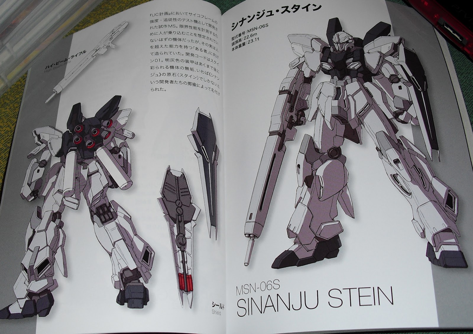 GUNDAM GUY: Gundam UC MSV - Sinanju Stein, Silver Bullet, Delta Gundam ...