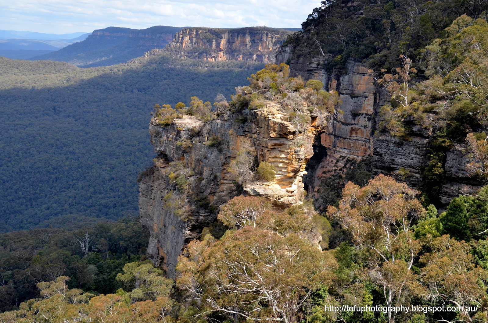 Tofu Photography: Cliffs at the Blue Mountains in NSW Australia