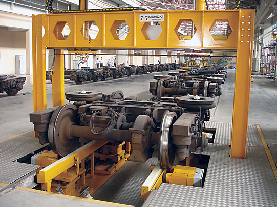 Mantenimiento Ferroviario: Mantenimiento de Bogies