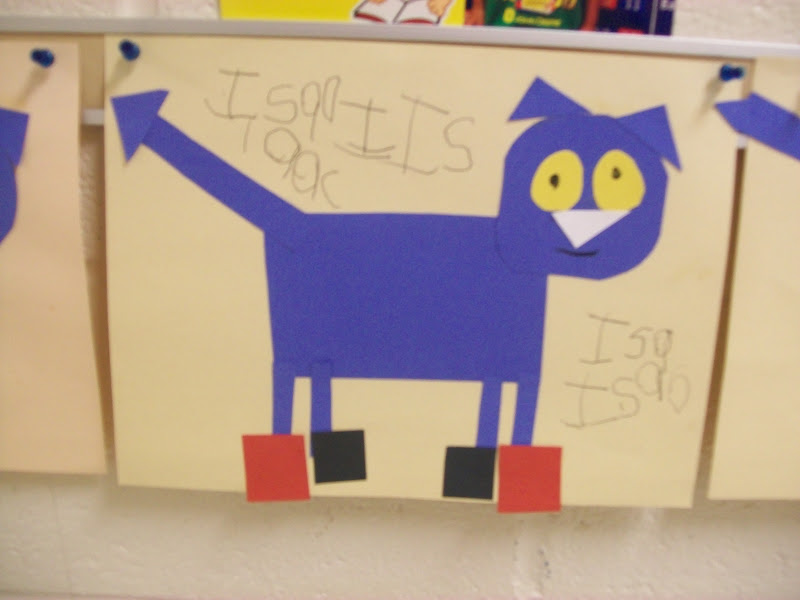 Cozy Kindergarten: Use Shapes to Make Pete the Cat