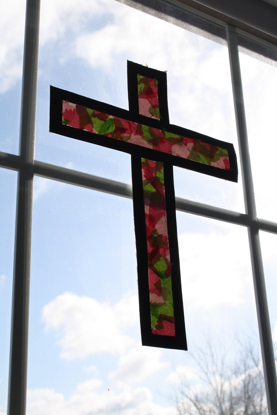 Kapaldo Family: Easter Craft: Stained Glass Cross