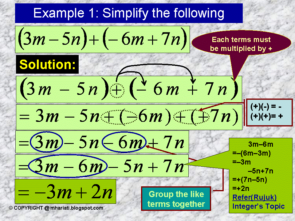 TIP BELAJAR MATEMATIK (TIPS FOR LEARNING MATHEMATICS): ADDITION AND ...